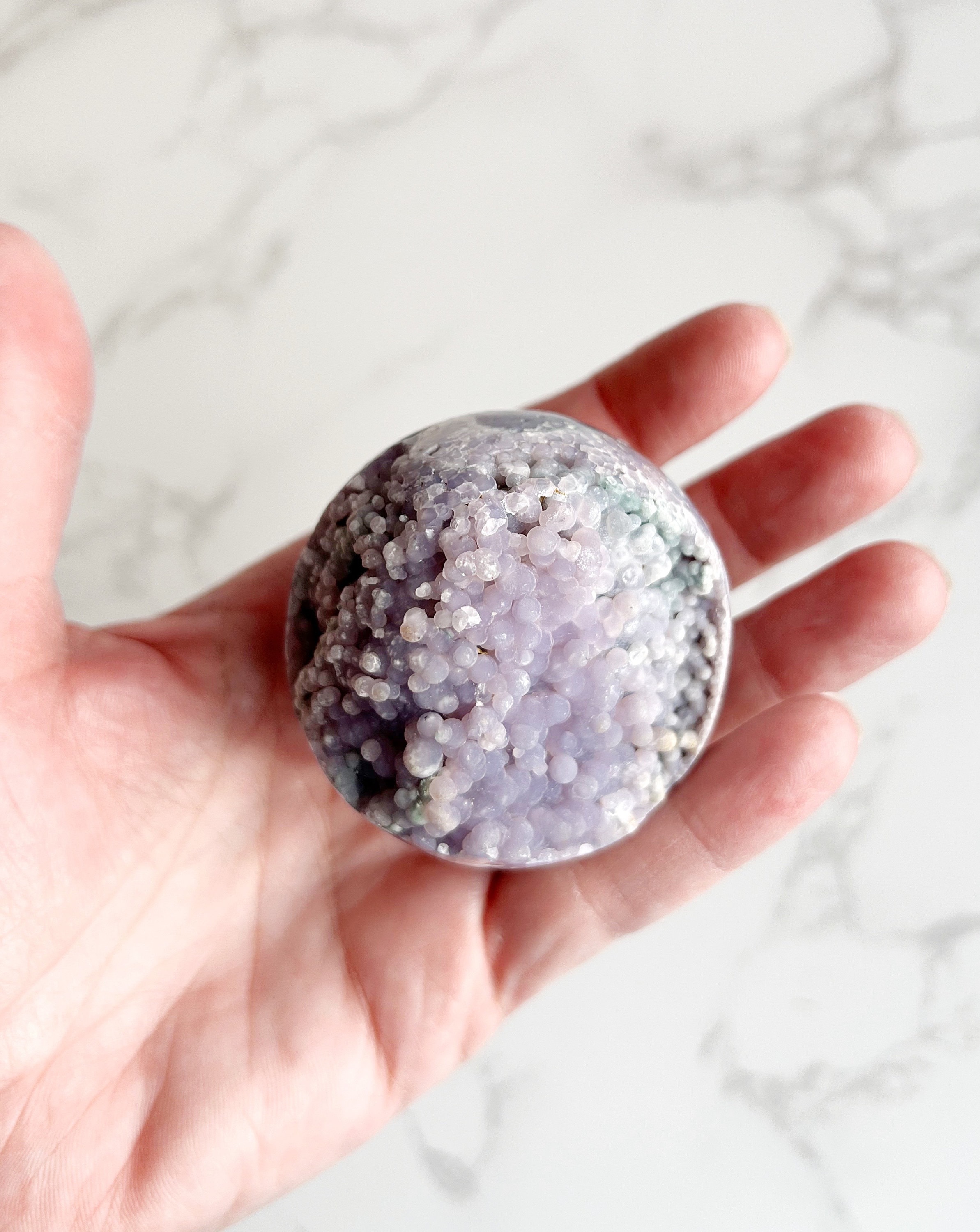 Grape Agate Sphere Indonesia - Etsy