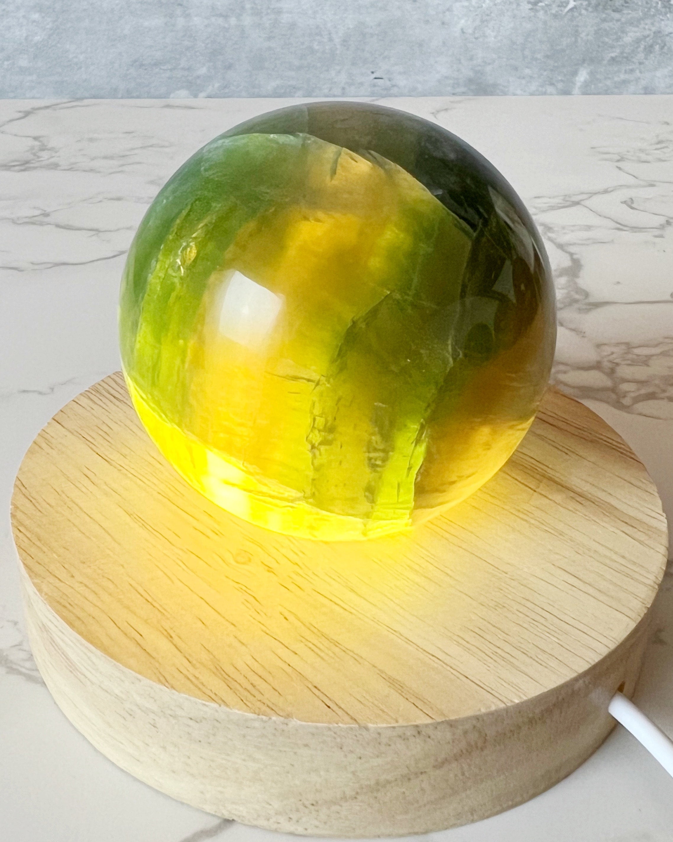 Wooden LED Display Base Lighted Base for Crystal Art Wood Display ...