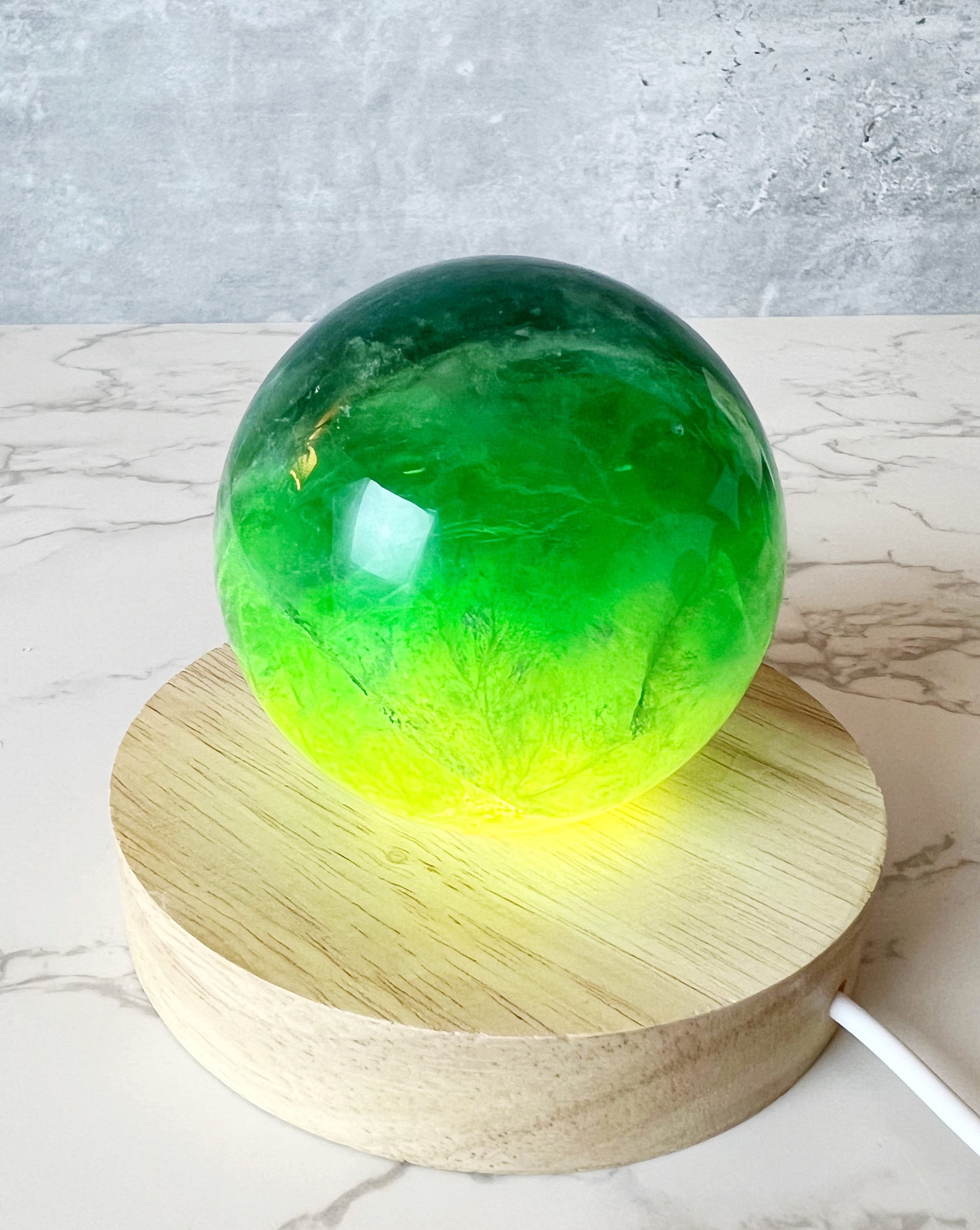 Wooden LED Display Base Lighted Base for Crystal Art Wood Display ...