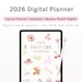 2026 Digital Planner PDF | Editable Planner Goodnotes Planner | Daily ...