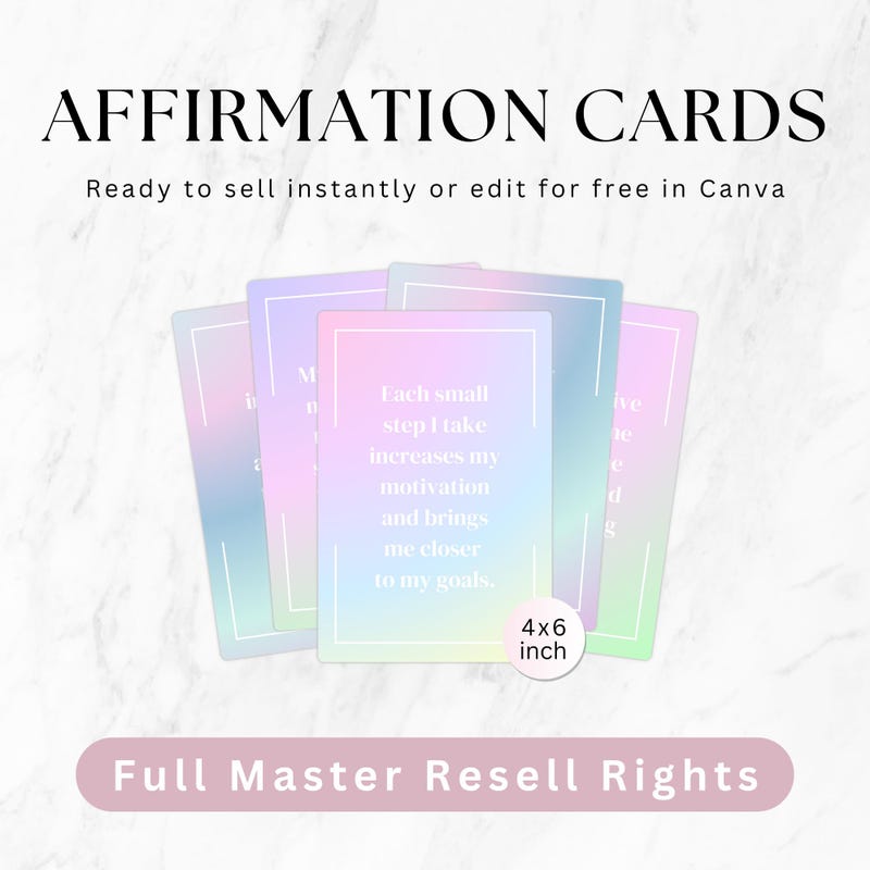Motivational Cards - Etsy