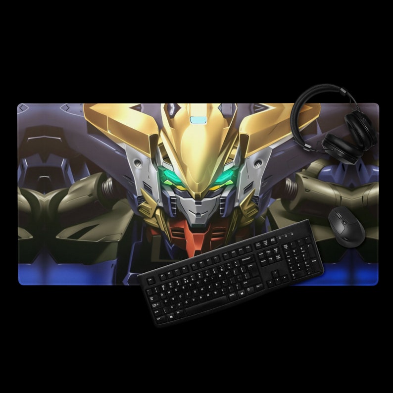 Anime Mecha Gaming Mouse Pad 36x18 - Etsy