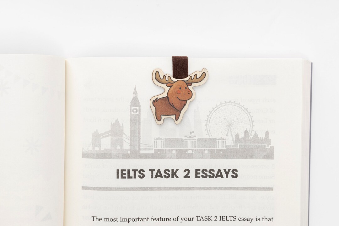 Moose Magnetic Bookmark | Wooden Bookmark | Magnet | Keychain ...