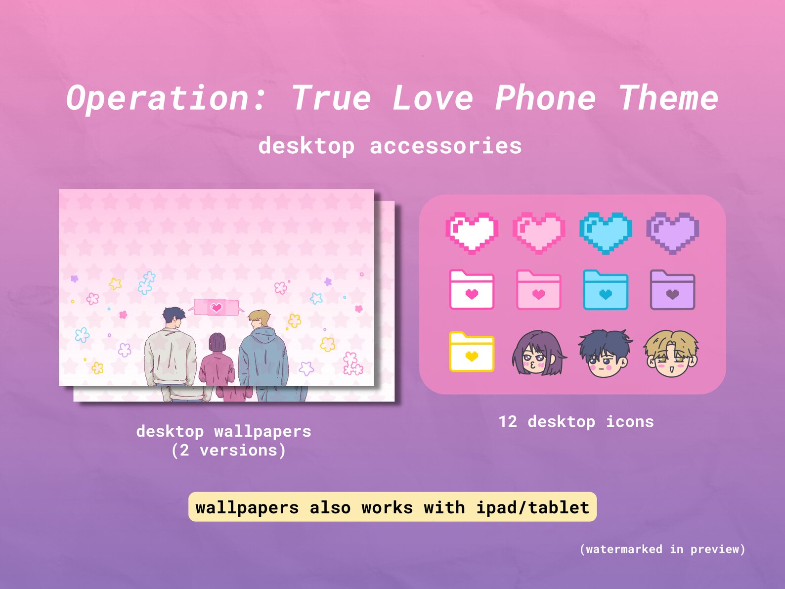 Operation True Love Phone Theme | Ios Theme, App Icons, iPhone Theme ...