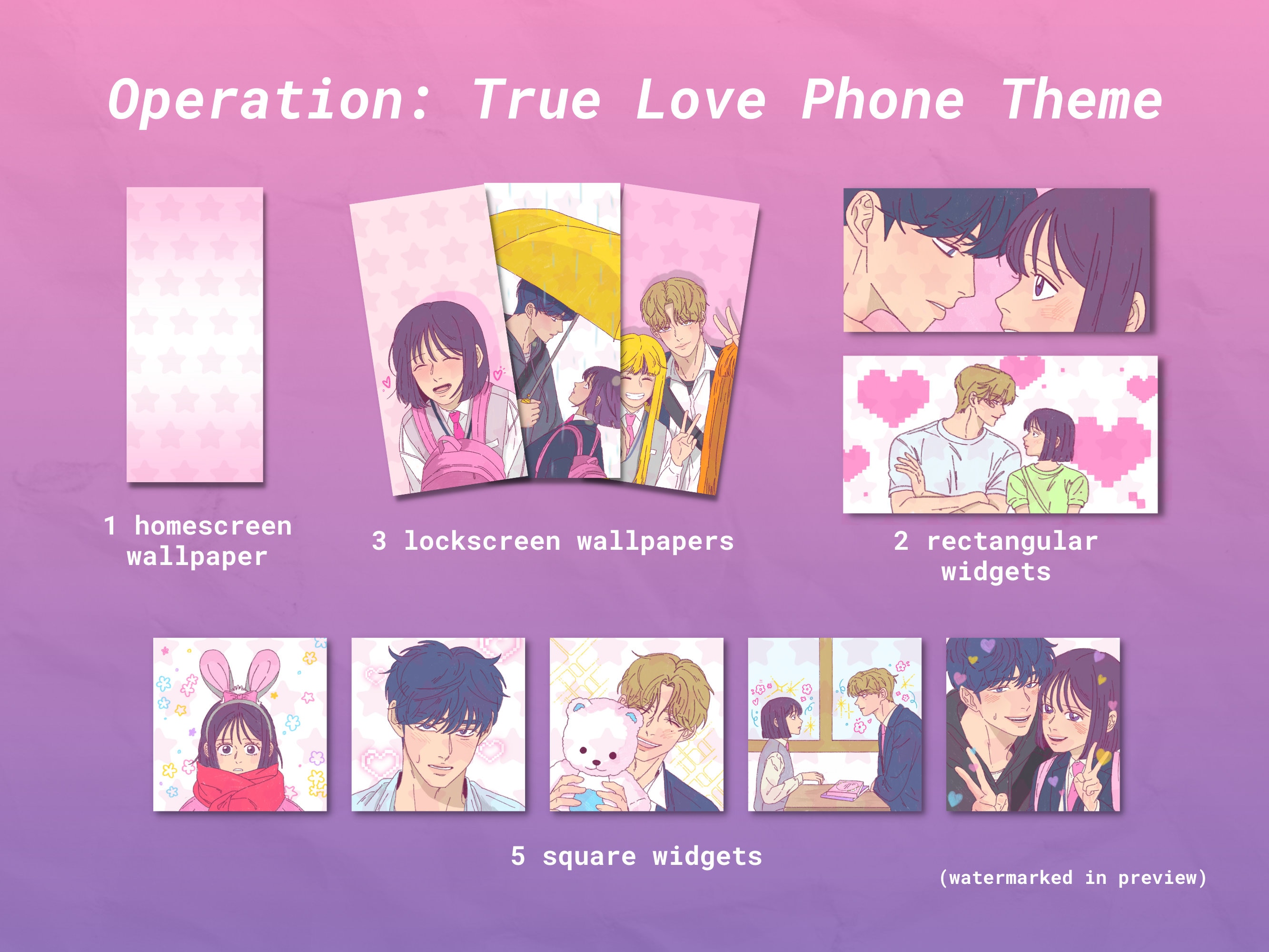 Operation True Love Phone Theme | Ios Theme, App Icons, iPhone Theme ...