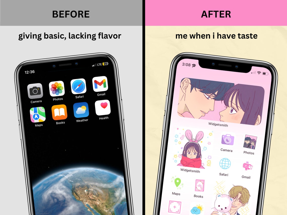 Operation True Love Phone Theme | Ios Theme, App Icons, iPhone Theme ...