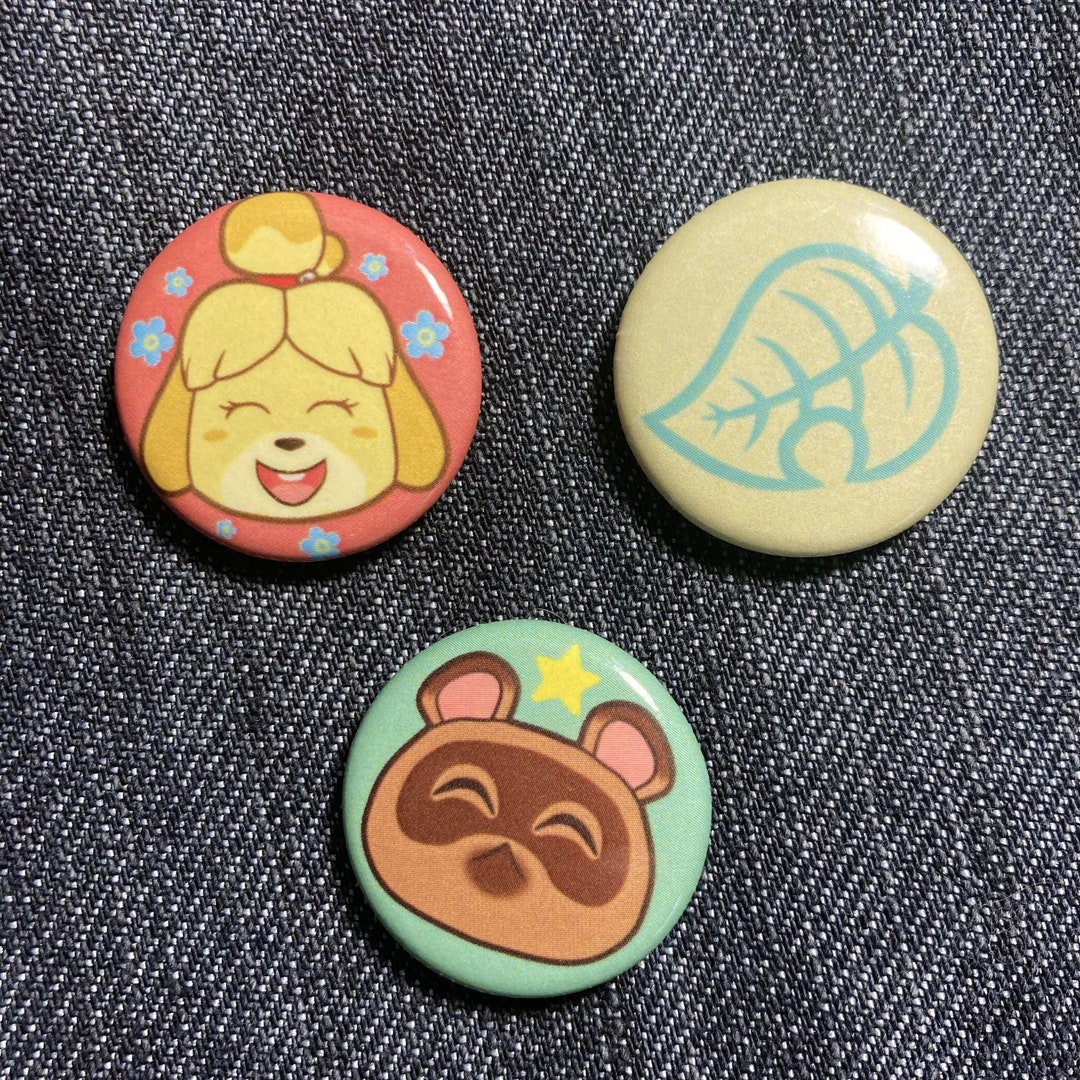 Animal Crossing New Horizons Buttons - Etsy