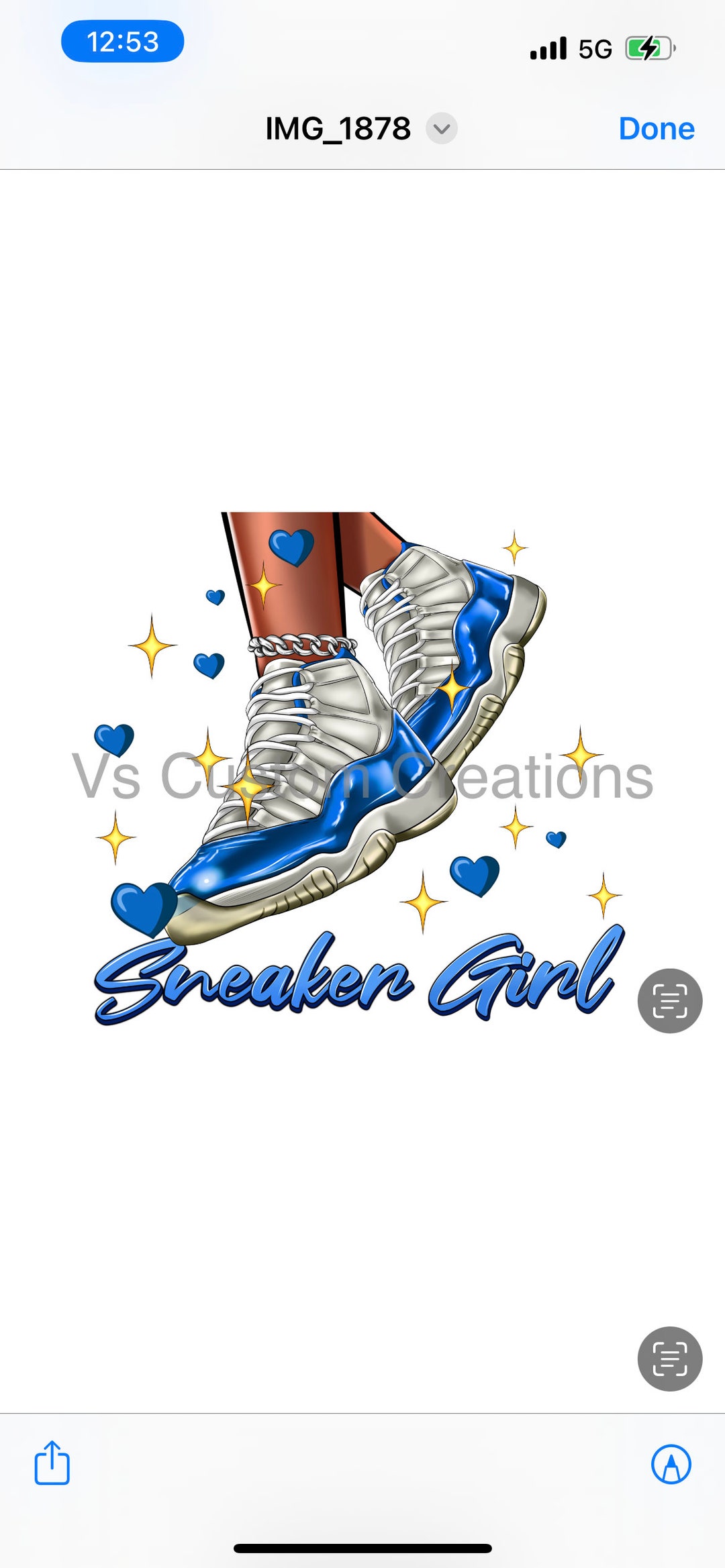 Sneaker Girl PNG - Etsy