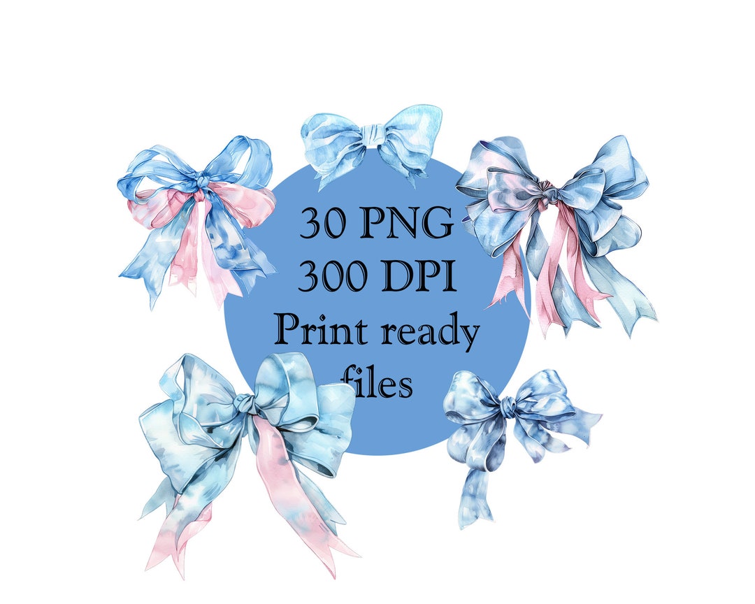 Watercolor Ribbon Banners and Bows Clipart, Watercolor Clip Art ...