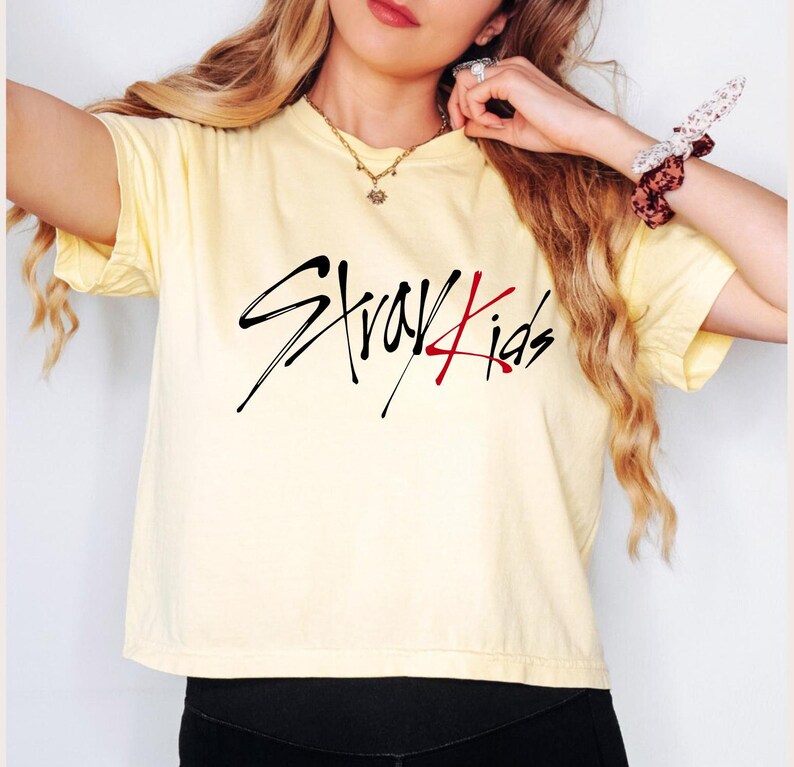 Stray Kids Shirt, Stray Kids Logo Shirt, Comfort Colors Boxy Tee Shirt ...