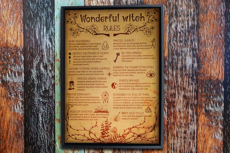 Wonderful Witch Rules, Rules of the Witch, Witch Rules, Witch Rules ...