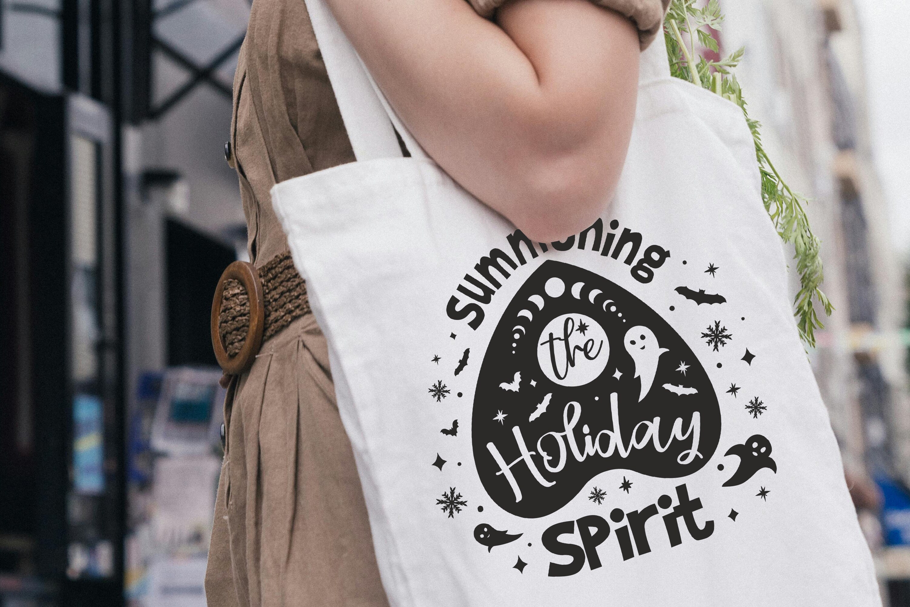 Summoning the Holiday Spirit Svg, Holiday Spirit, Holiday Magic, Witch ...