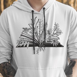 Magic Book Svg, Wizard Book Svg, Books, Svg, Floral Book SVG, Books Are ...