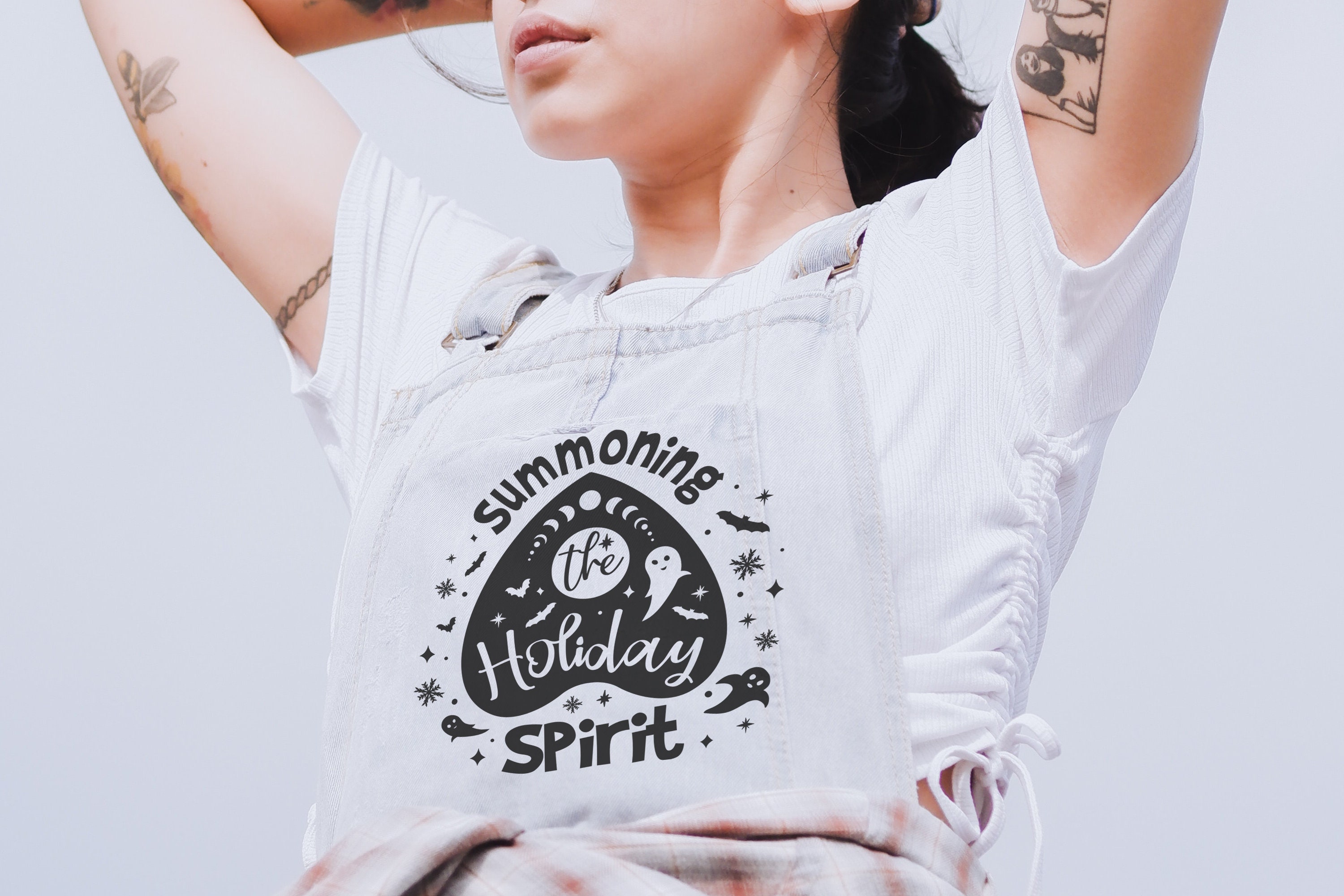 Summoning the Holiday Spirit Svg, Holiday Spirit, Holiday Magic, Witch ...