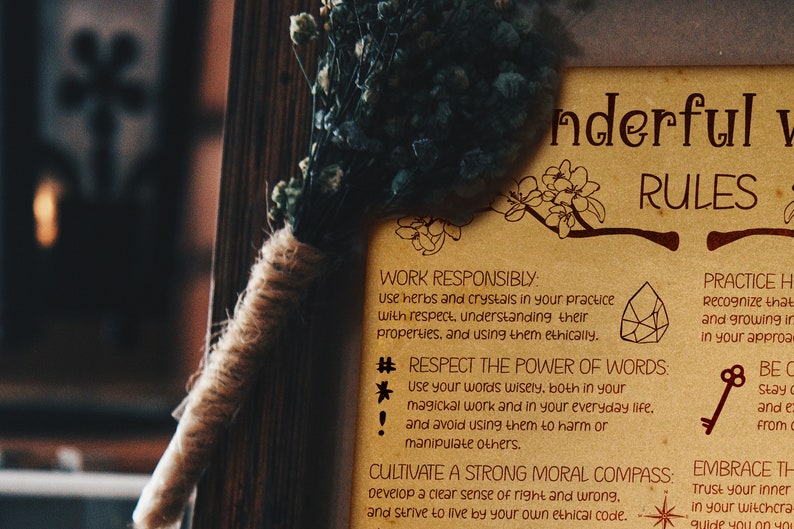 Wonderful Witch Rules, Rules of the Witch, Witch Rules, Witch Rules ...