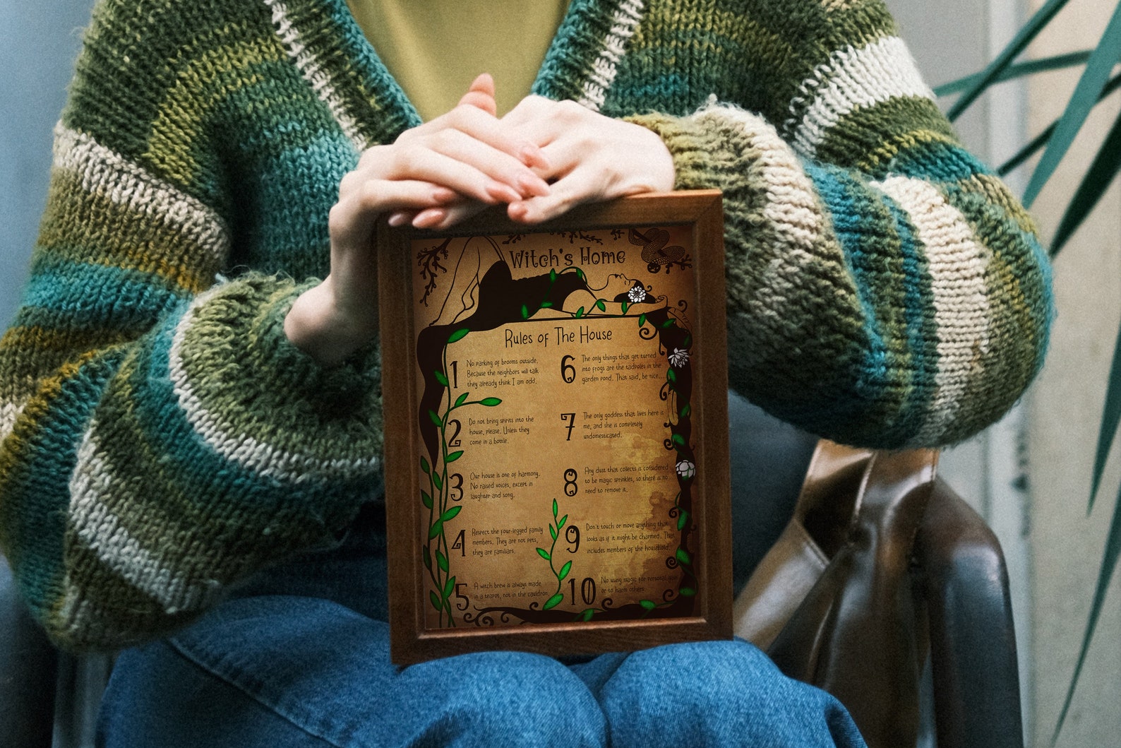 Witchs Rules of the House, Witch Rules Poster, Art Print, Halloween ...