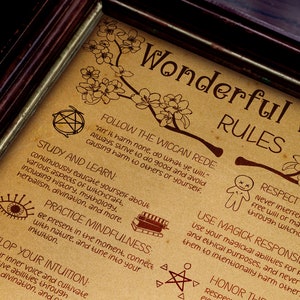 Wonderful Witch Rules, Rules of the Witch, Witch Rules, Witch Rules ...