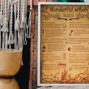 Wonderful Witch Rules, Rules of the Witch, Witch Rules, Witch Rules ...