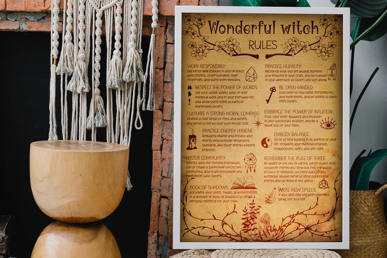 Wonderful Witch Rules, Rules of the Witch, Witch Rules, Witch Rules ...