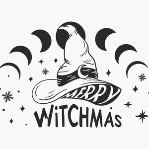 Merry Witchmas Svg Witch Christmas Svg Witchy Christmas Svg - Etsy