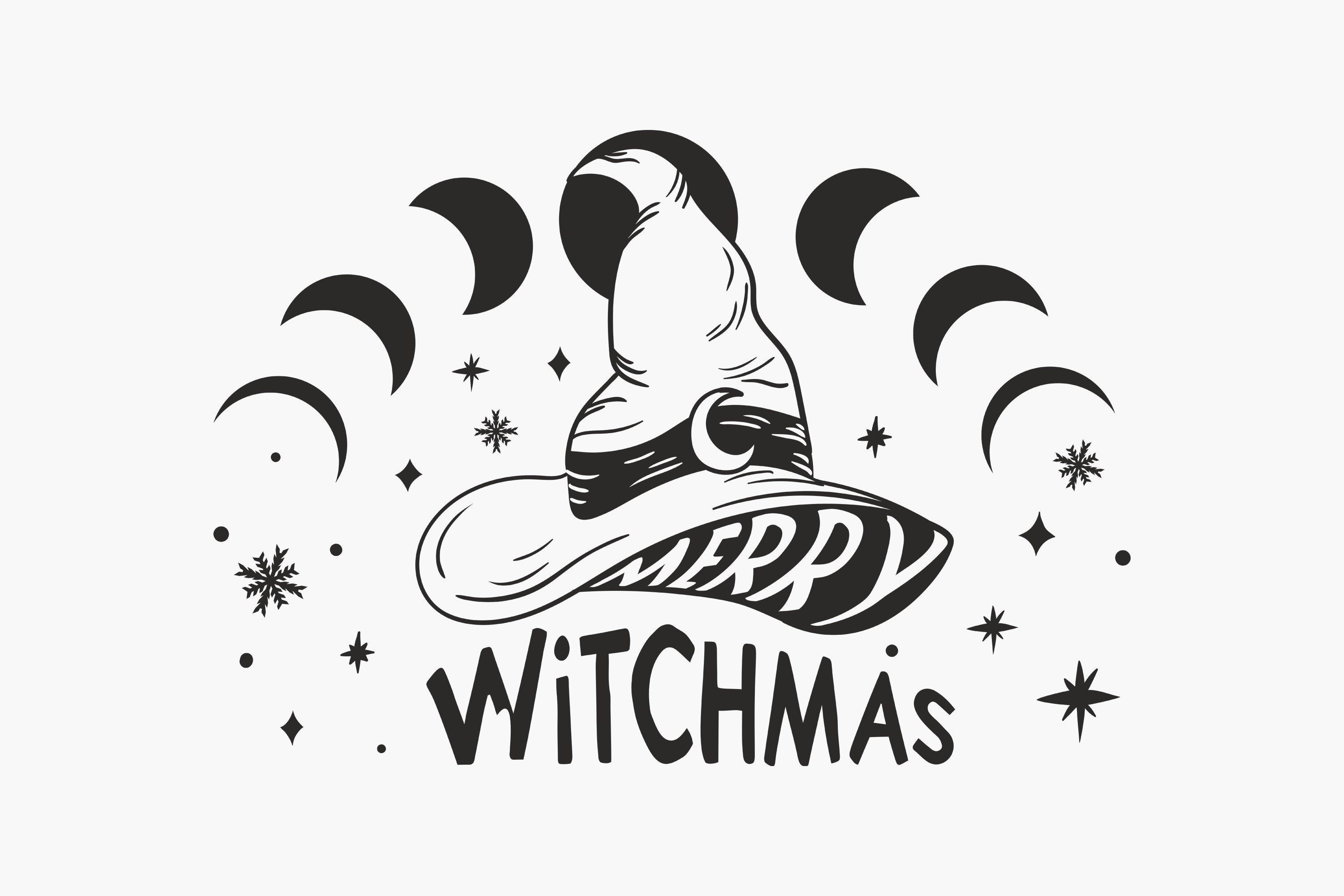 Merry Witchmas Svg Witch Christmas Svg Witchy Christmas Svg - Etsy