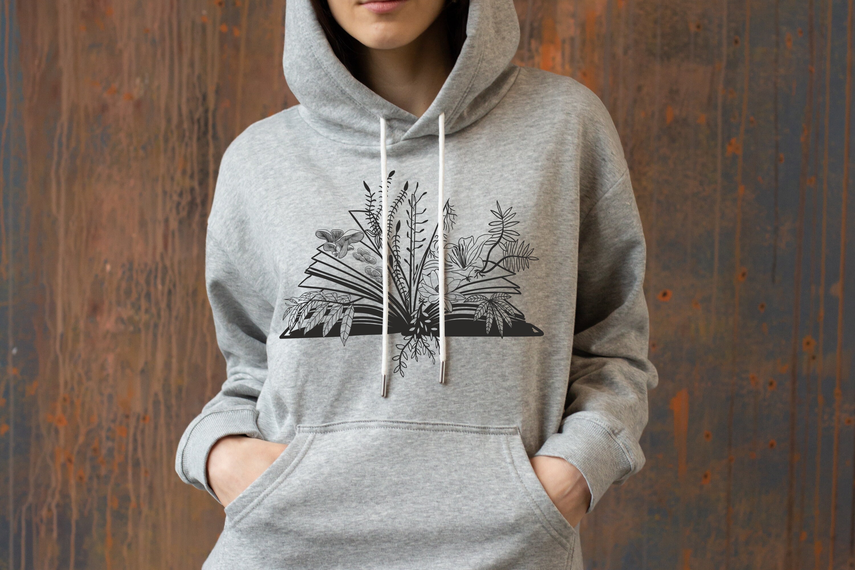 Magic Book Svg, Wizard Book Svg, Books, Svg, Floral Book SVG, Books Are ...