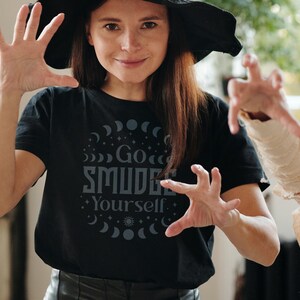 Go Smudge Yourself SVG, Witchy Svg, Witchy Vibes SVG, Moon Phase Svg, Smudge Stick SVG, Witch ...