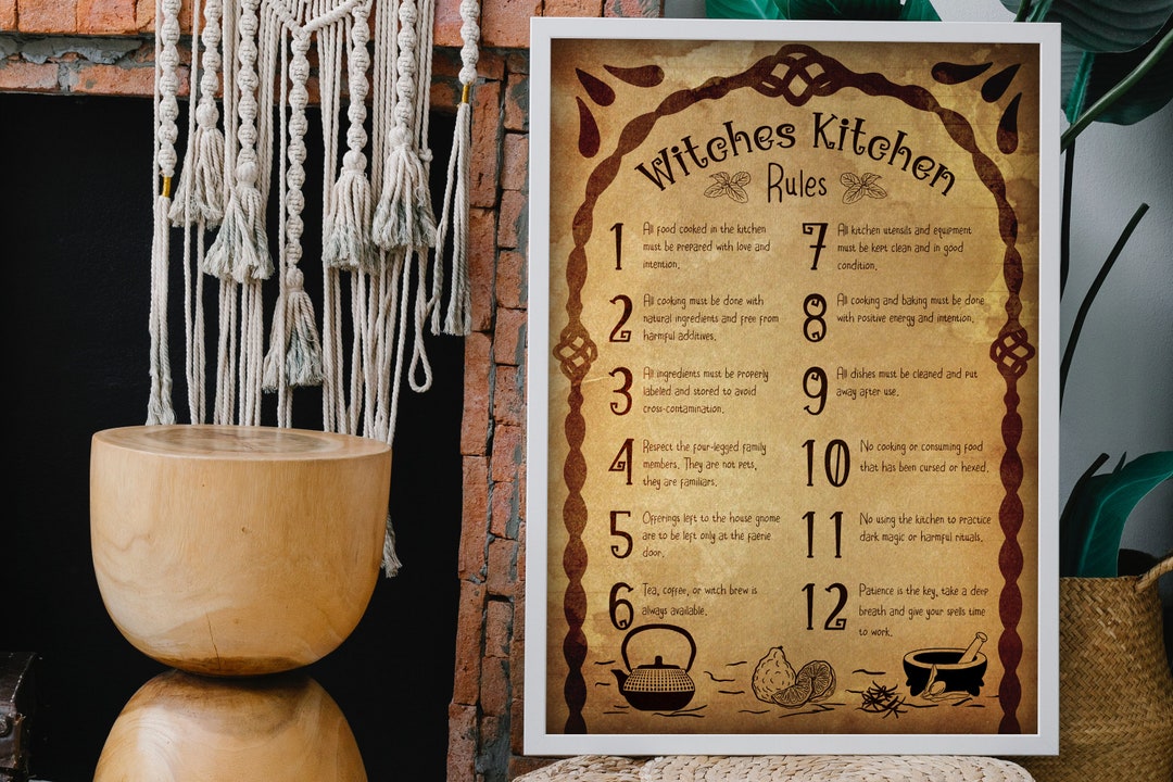 Rules of the Witch Kitchen, Rules of the Witch, Witch Kitchen Rules ...