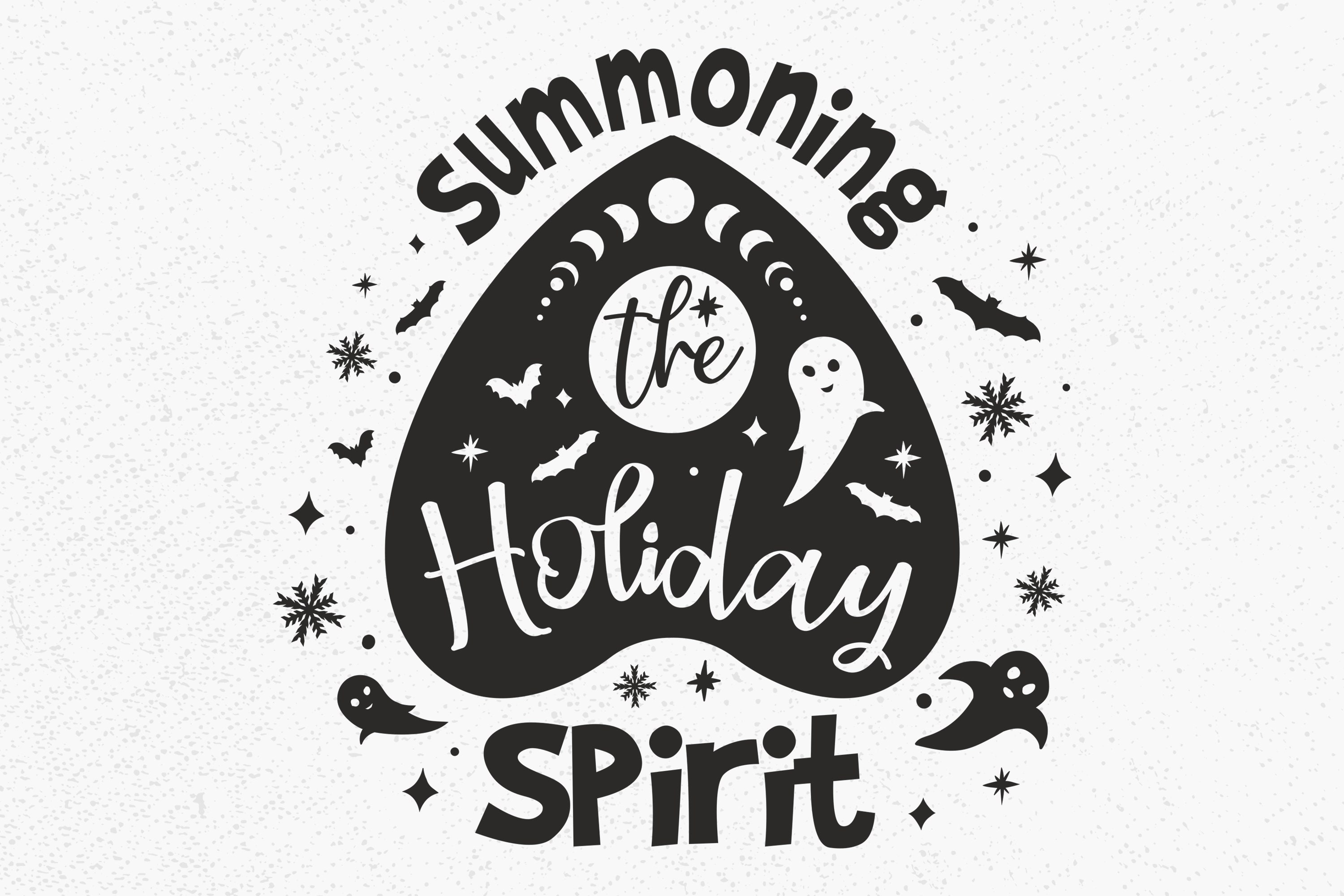 Summoning the Holiday Spirit Svg, Holiday Spirit, Holiday Magic, Witch ...