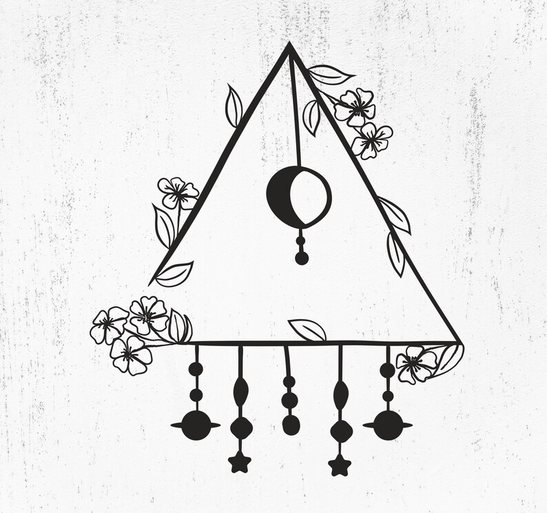 Witchcraft SVG Art, Occult Digital Art, Pagan Vector Graphics, Wiccan ...