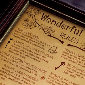 Wonderful Witch Rules, Rules of the Witch, Witch Rules, Witch Rules ...