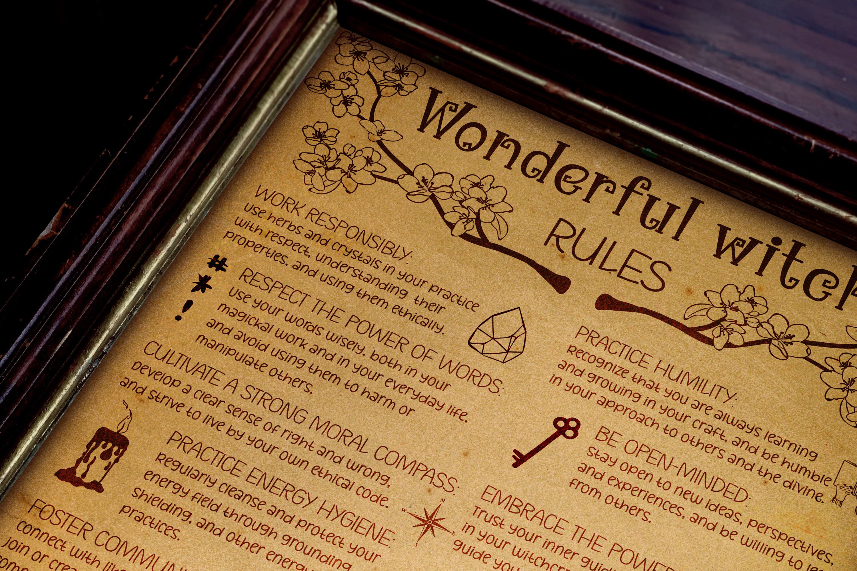 Wonderful Witch Rules, Rules of the Witch, Witch Rules, Witch Rules ...