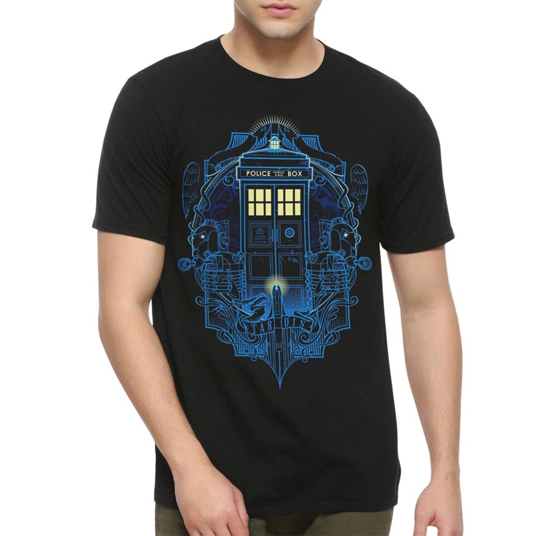 Police Box Art T-shirt, Men's and Women's Sizes (DOW-00501) - Etsy