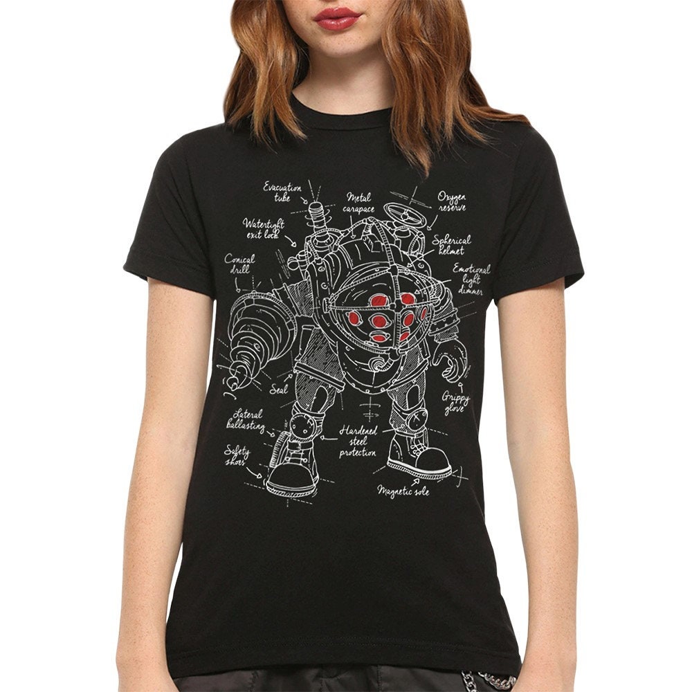 Bioshock Big Daddy Graphic T-shirt Men's and Women's - Etsy