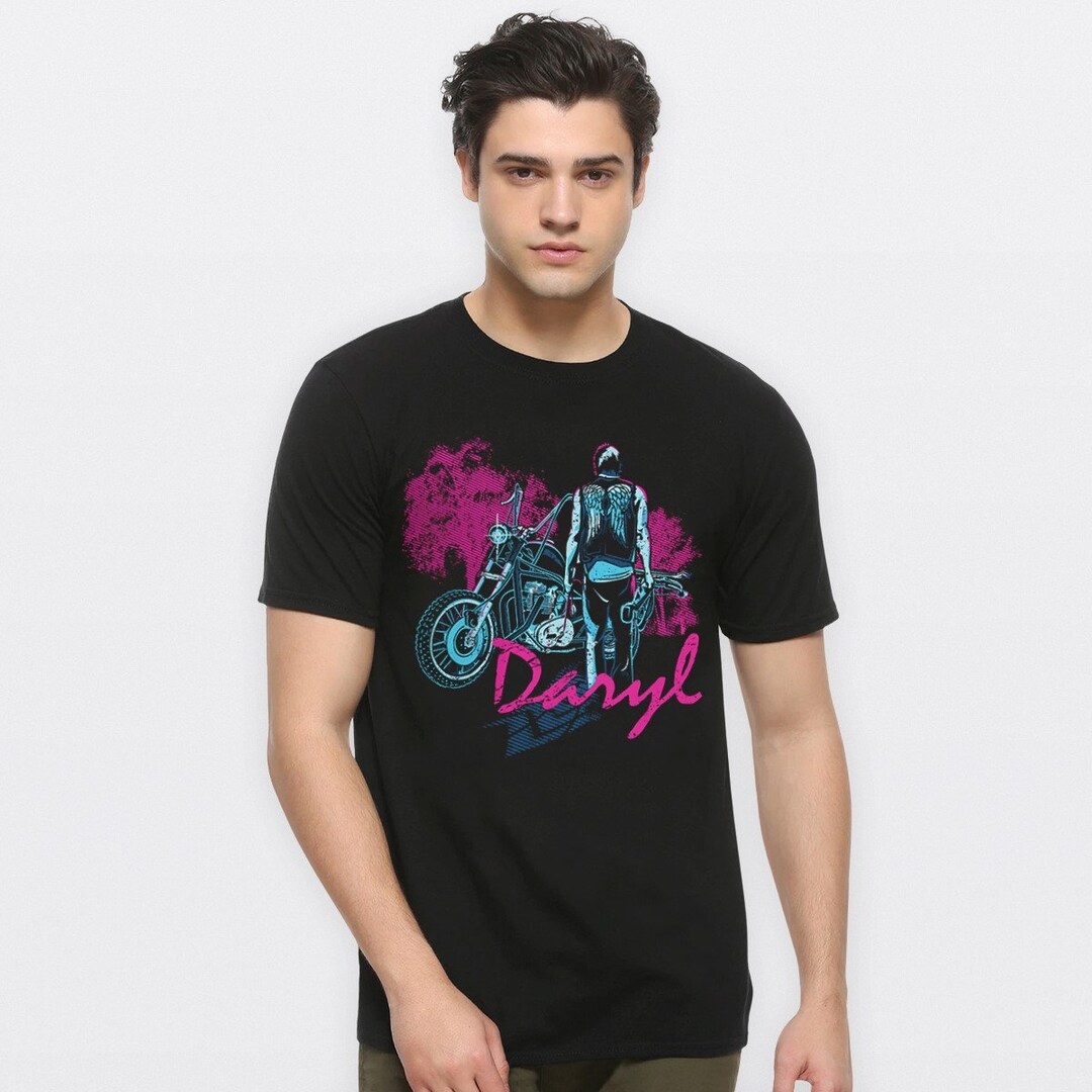 Daryl Dixon the Walking Dead T-shirt, Men's and Women's Sizes (TWD ...
