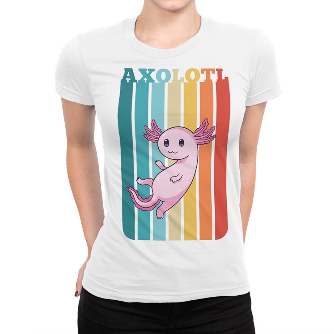 Axolotl Cartoon T-shirt, Men's and Women's Sizes AXO-51107 - Etsy