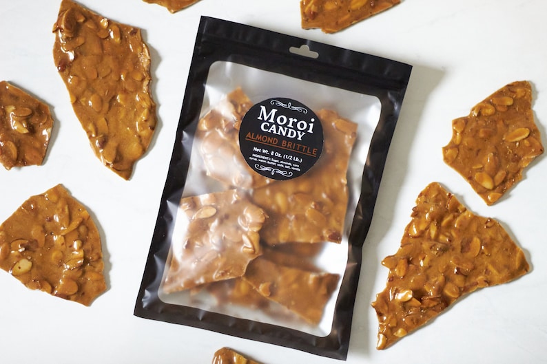 Premium Almond Brittle - Half Pound 8oz - Etsy