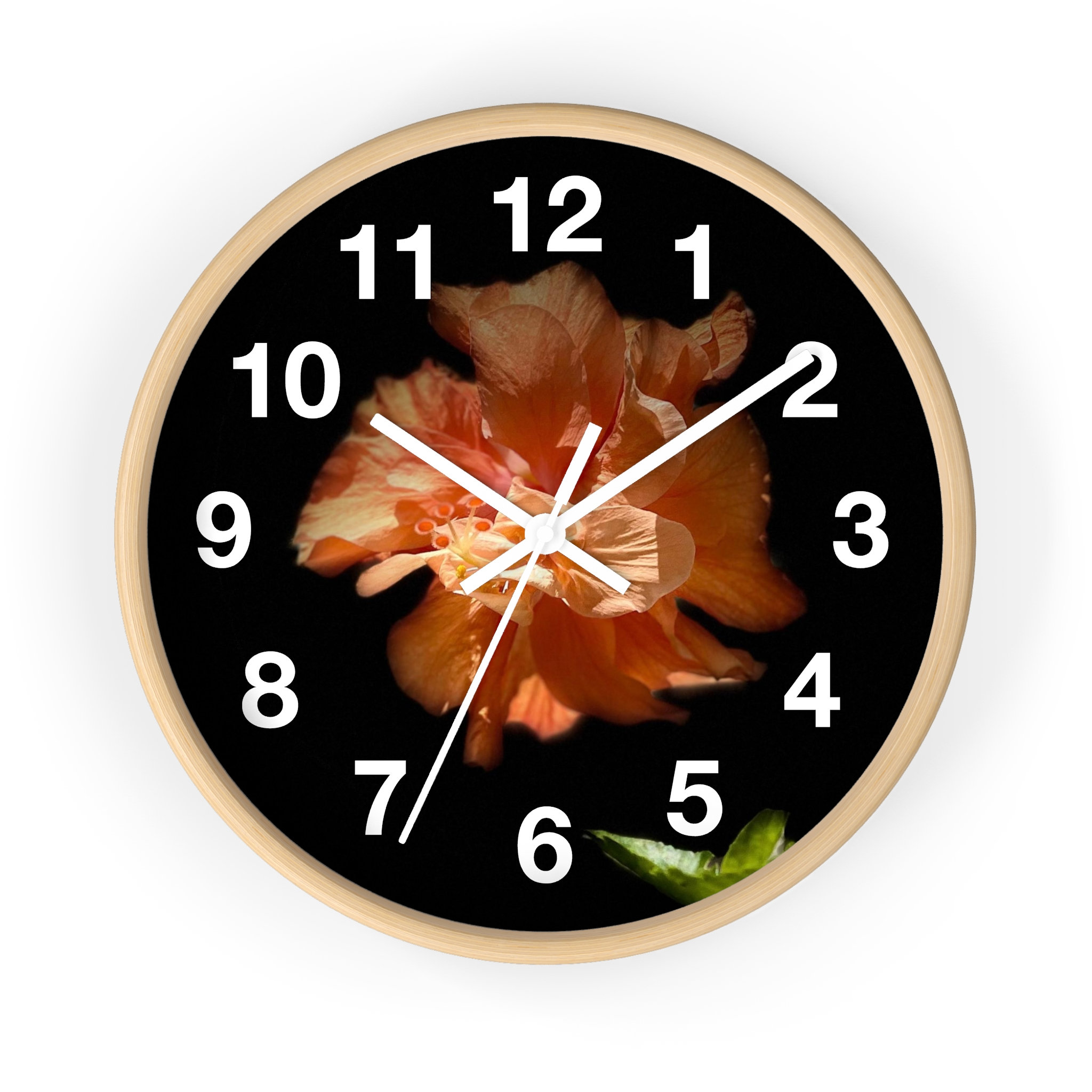 Flower Wall CLOCK 2, DECORATIVE Clock, Unique Wall Clock, Pretty ...