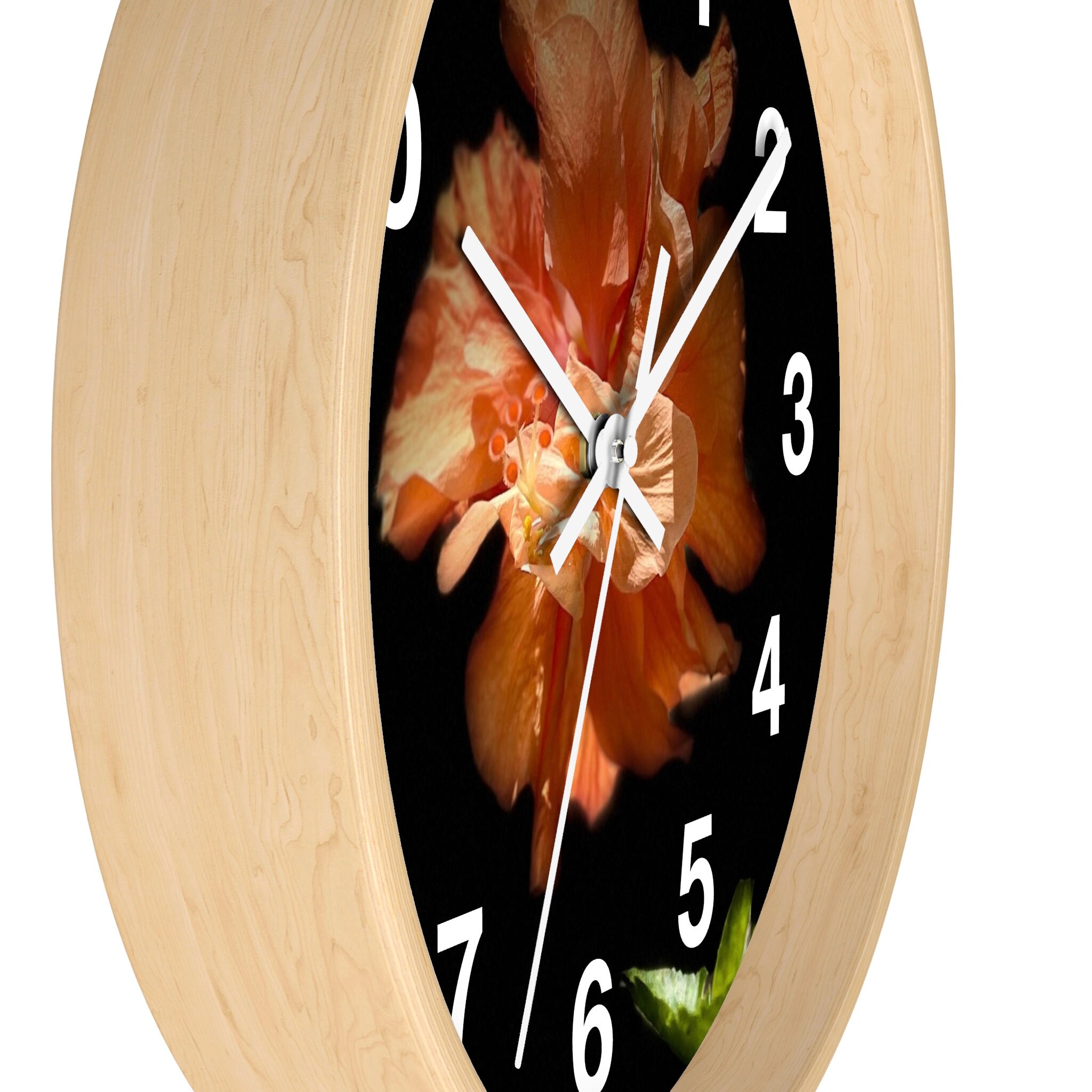 Flower Wall CLOCK 2, DECORATIVE Clock, Unique Wall Clock, Pretty ...