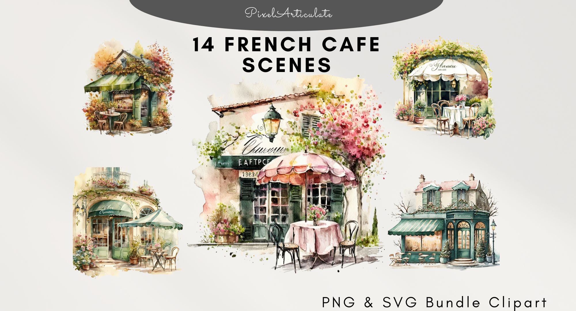 French Cafe Clipart