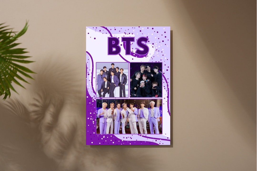 Bts Ot7 Poster BTS Poster BTS Wall Art Digital Poster Digital Download ...