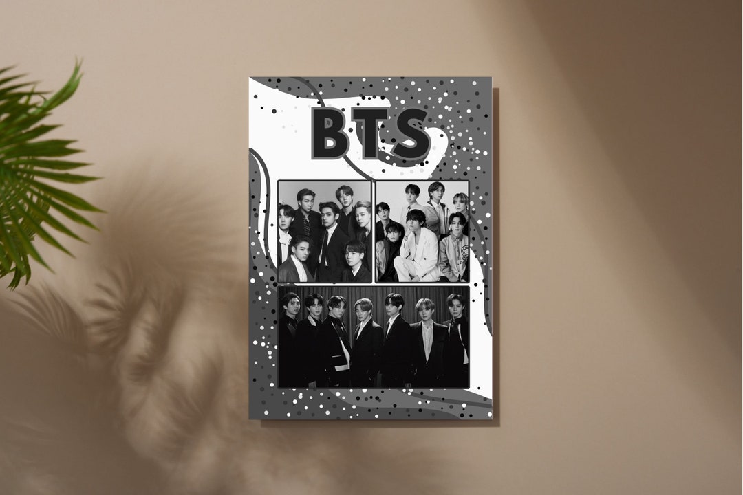 Bts Ot7 Poster | BTS Poster | BTS Wall Art | Digital Poster | Digital ...