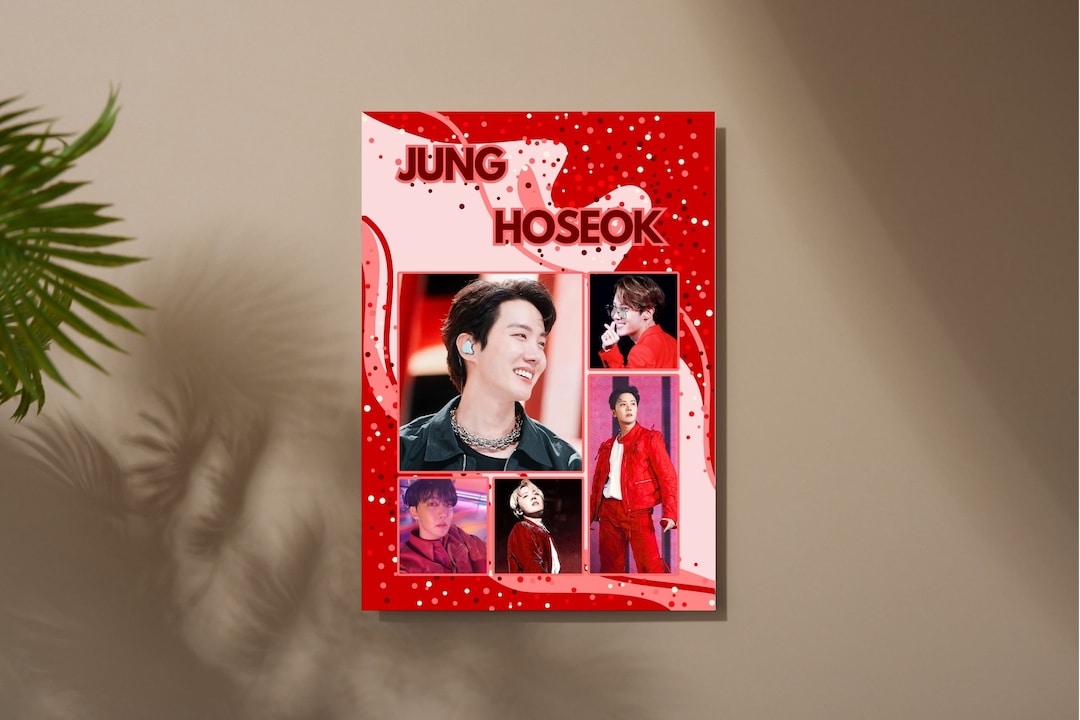 BTS J-hope Poster J-hope Poster Hoseok Poster BTS Wall Art Digital ...