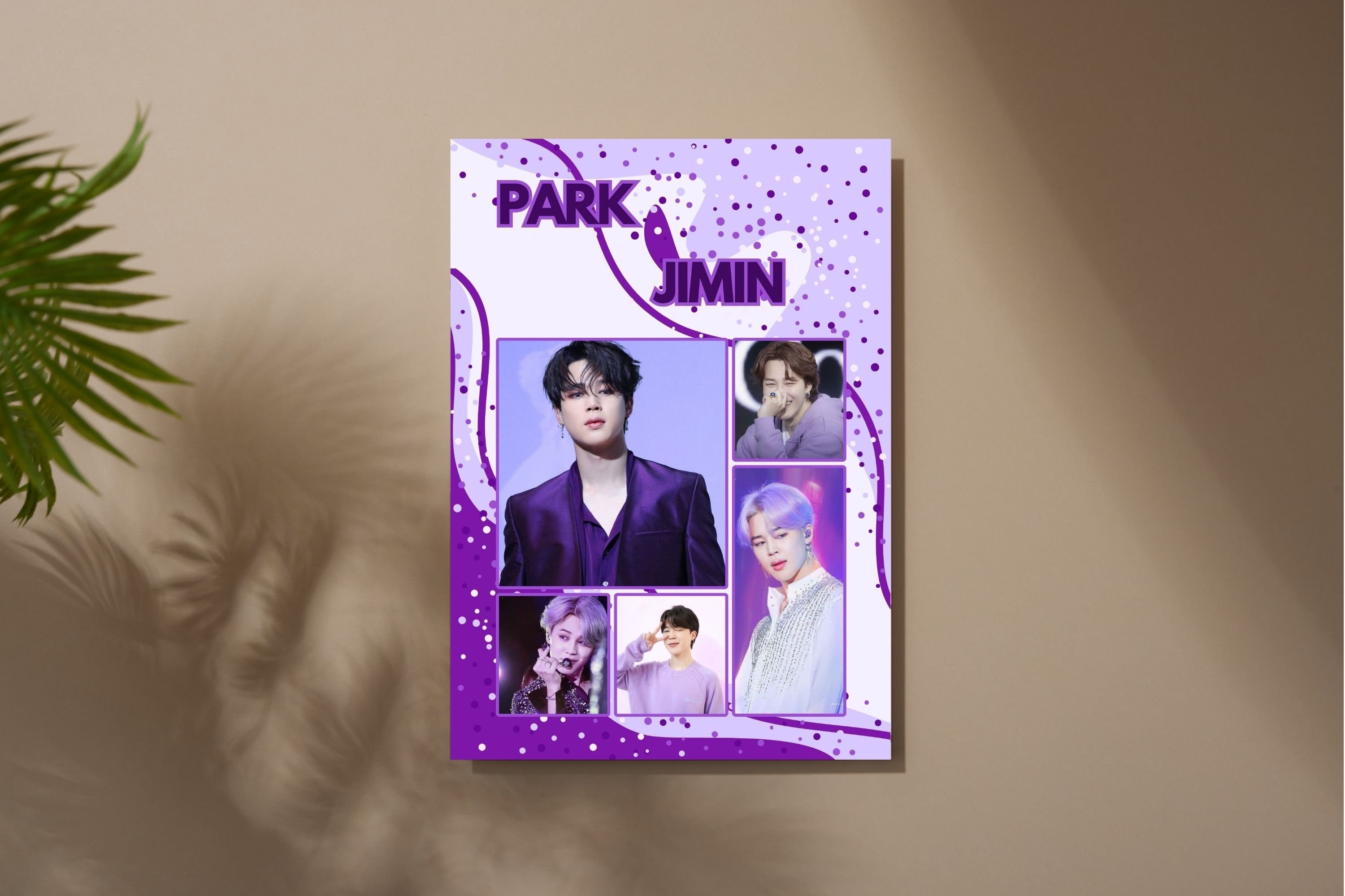 BTS Jimin Poster Jimin Poster Jimin Colourful Poster BTS Wall Art ...