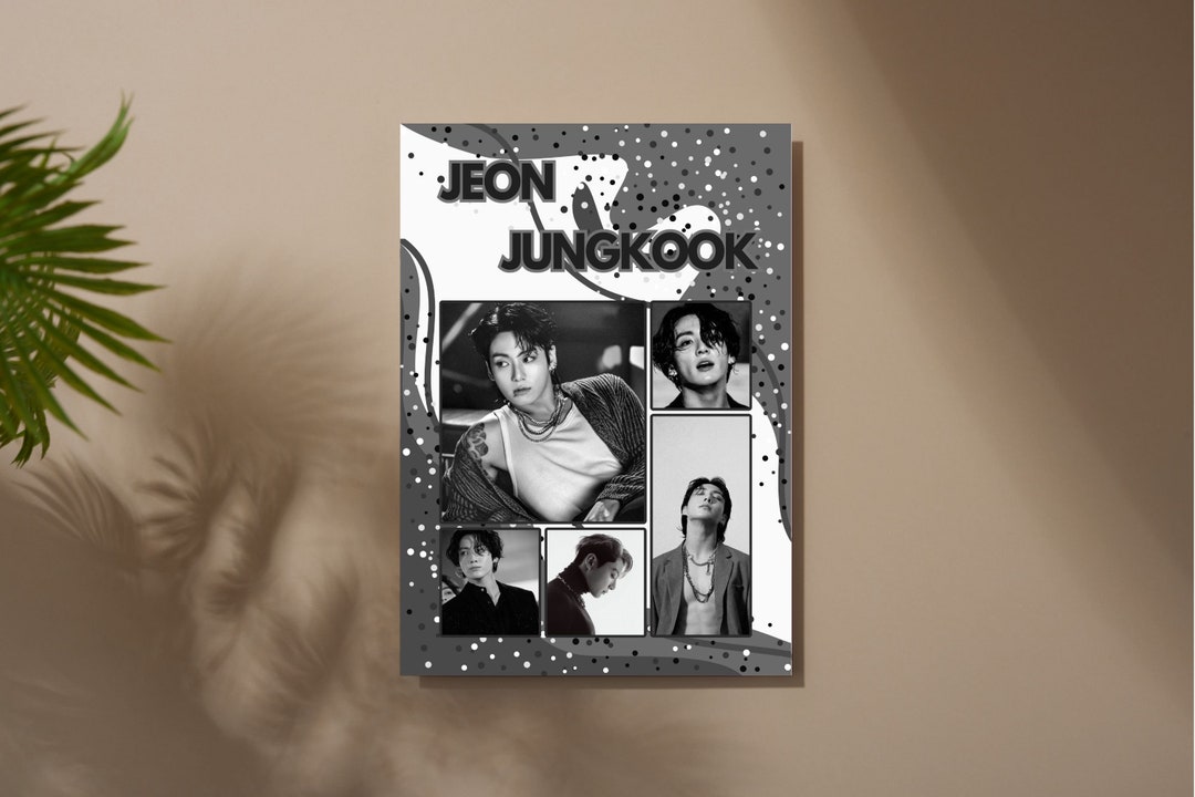 BTS Jungkook Poster | Jungkook Poster | BTS Wall Art | Digital Poster ...
