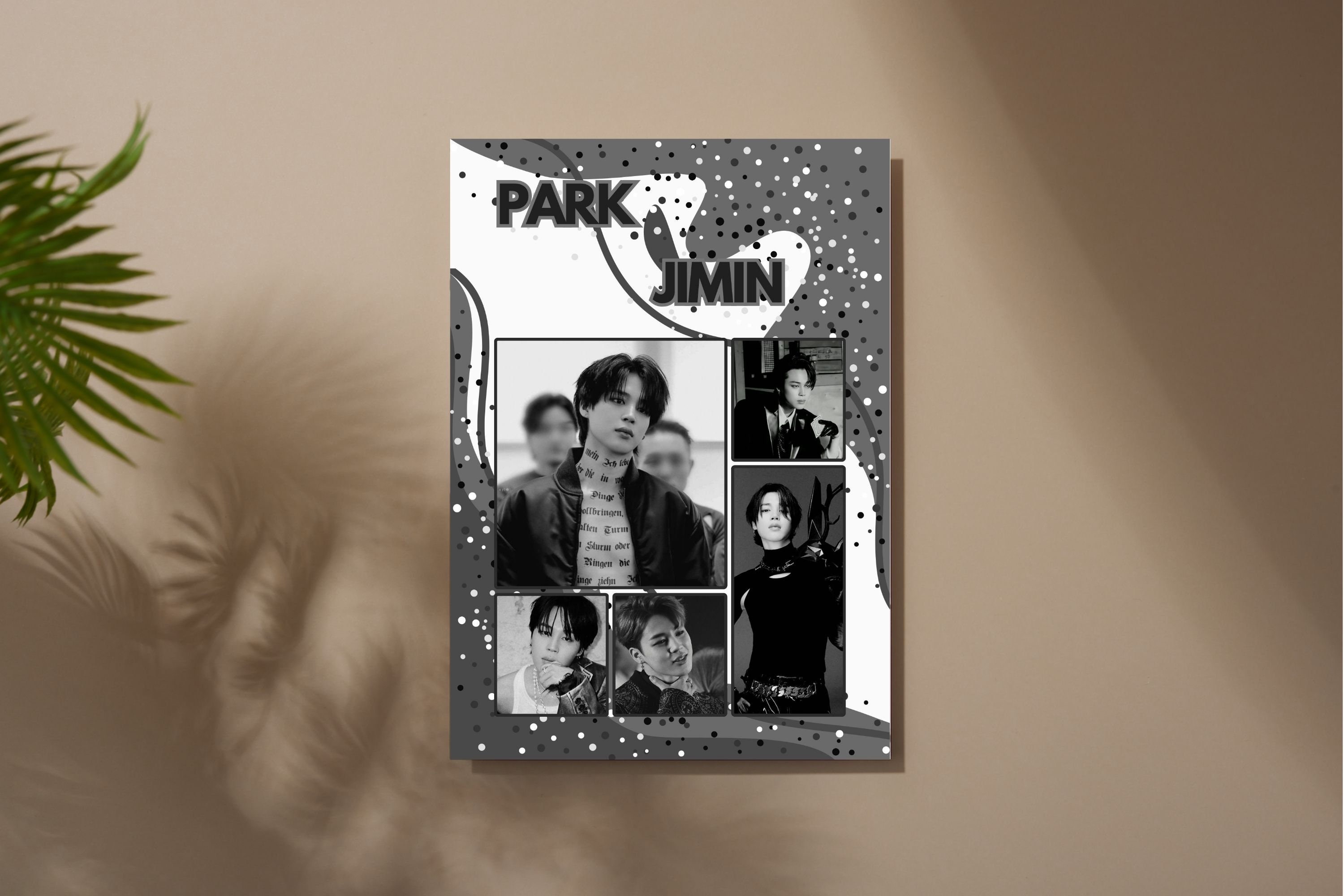 BTS Jimin Poster | Jimin Poster | Jimin Colourful Poster | BTS Wall Art | Digital Poster ...