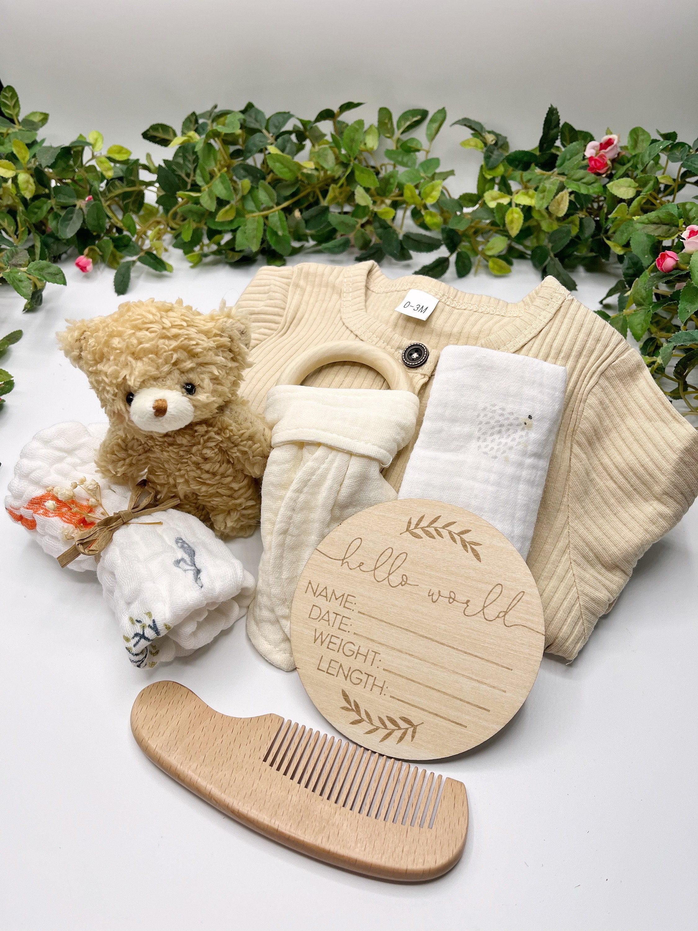 Gender Neutral Baby Gift Box, Baby Shower Gift Box, Expectant Mom Gift ...