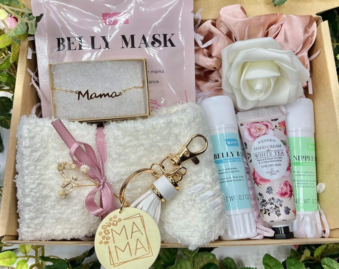 Expectant Mother Gift Box, Mama to Be Gift Box, Pregnancy Care Package ...