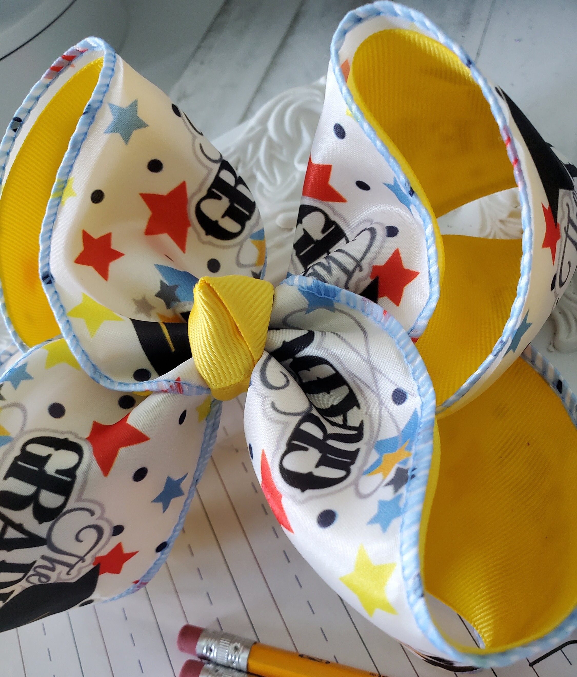 Preschool Graduation Ribbon Hair Bow - Etsy