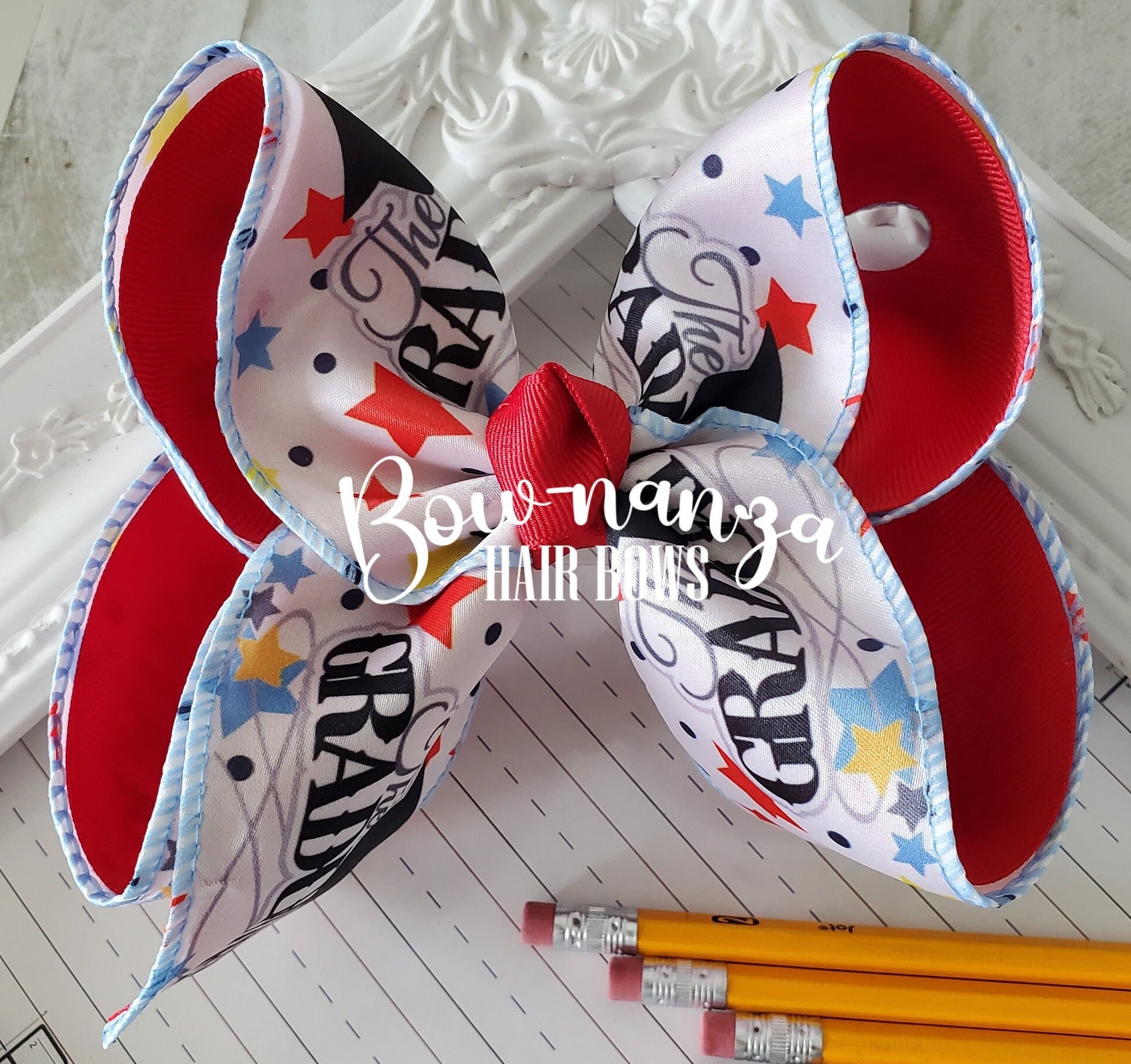Preschool Graduation Ribbon Hair Bow - Etsy